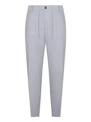 Eleventy Eleventy Drawstring Waist Pants Gray