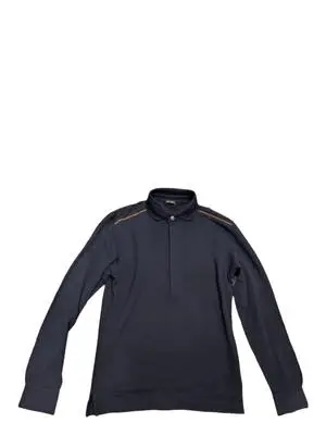 Zegna Zegna Stripe-Detailed Long Sleeved Polo Shirt No