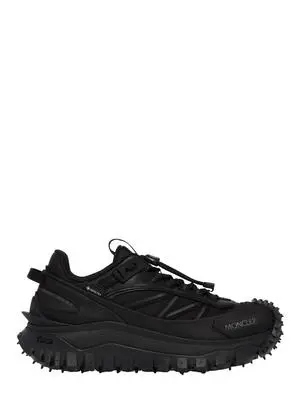 Moncler Lace-up Platform Sneakers - Black