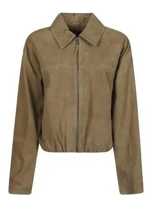 ARMA Loua Leather Zip-up Jacket - No