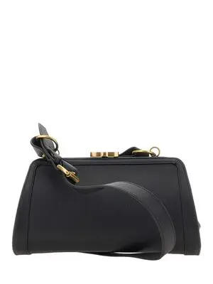 VIVIENNE WESTWOOD Trapezoidal Shoulder Bag - Black
