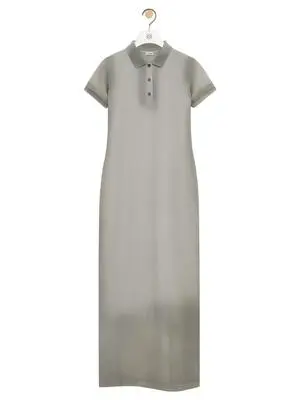 Loewe Cotton Polo Dress - Gray