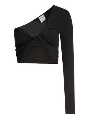 COURREGES Courrèges One-shoulder Top - Black
