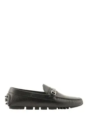 EMPORIO ARMANI Emporio Armani Logo Plaque Slip-On Driving Loafers
