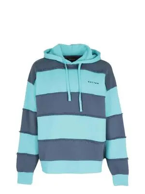 Herno Striped Hooded Sweatshirt - Blue