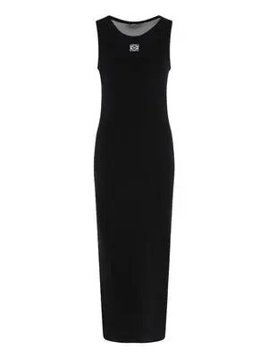Loewe Anagram Sleeveless Tank Dress - Black
