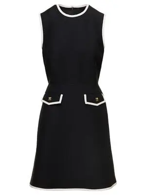 VALENTINO Valentino Sleeveless Crewneck Dress With Stud Detailing