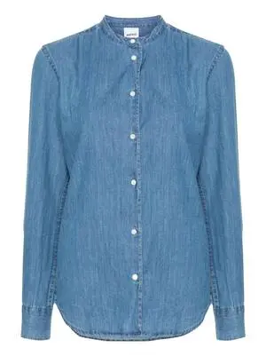 Aspesi Denim Cotton Shirt - Blue