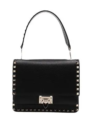 Valentino Garavani Rockstud Shoulder Bag - Black