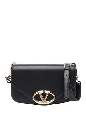 Valentino Garavani Vlogo Signature Shoulder Bag - Black