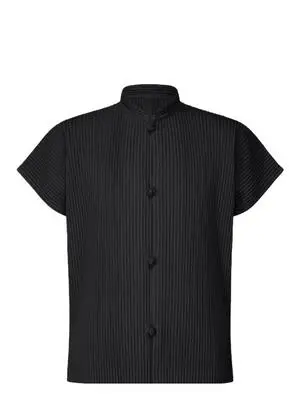 Issey Miyake Homme Plissé Monthly Colors April Pleated Shirt - Black