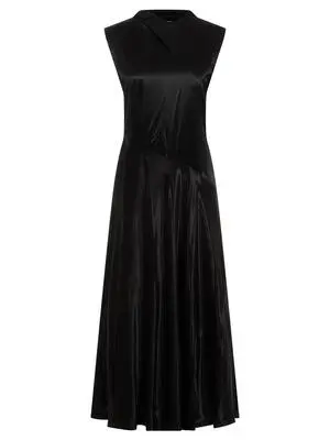 JIL SANDER Sleeveless Maxi Dress With Cut-out Detail - Black