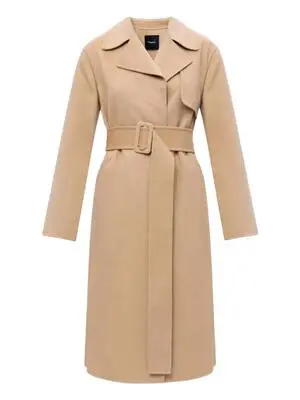 Theory Long-sleeved Belted Coat - No