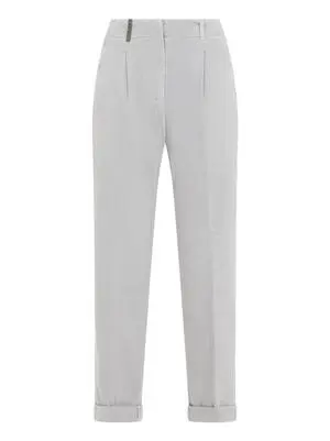 PESERICO Peserico Tapered Gabardine Trousers