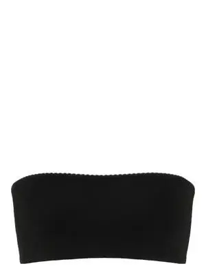 MAISON MARGIELA Strapless Bandeau Top - Black