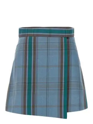 VIVIENNE WESTWOOD Checked Pleated Mini Skirt - Multicolor