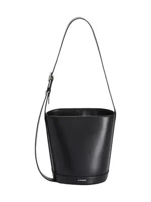 JIL SANDER Cannolo" Bucket Bag - Black