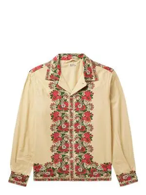 BODE BODE Long Sleeve Shirt With Floral Print No