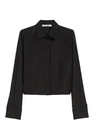 Max Mara Long Sleeve Button-up Shirt - Black