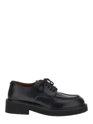 Valentino Garavani Vlogo Signature Lace-up Shoes - Black