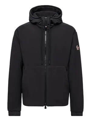 Moncler Zip-up Hooded Jacket - Black