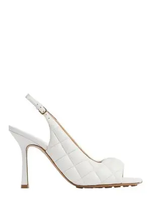 Bottega Veneta Padded Slingback Sandals - White