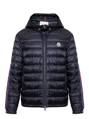Moncler Agout Logo-patch Puffer Jacket - Midnight Blue