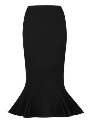 Marni High-waisted Mermaid Silhouette Skirt - Black