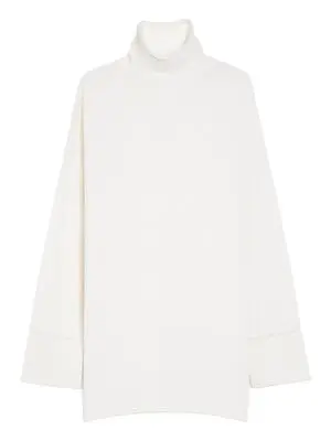 Max Mara Cashmere Polo-neck Sweater - White