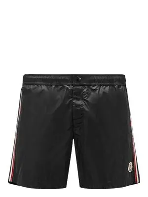 MONCLER Moncler Logo Patch Boxer Swim Shorts