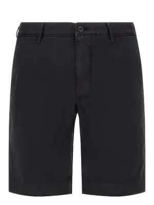 Incotex Modello 11s215 Slim Fit Bermuda Shorts - Black