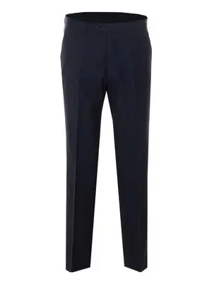 SUNFLOWER Straight-leg Tailored Trousers - Black