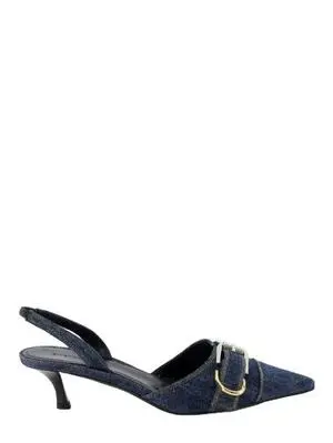 GIVENCHY Givenchy Voyou Slingback Denim Pumps