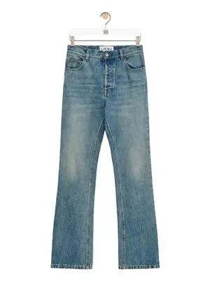 Loewe Bootleg Jeans In Denim - Blue