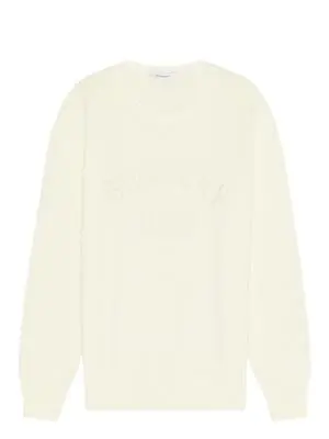 Givenchy Logo Embroidered Knit Jumper - Ecru