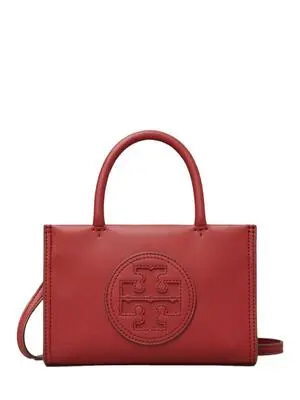 Tory Burch Ella Logo Patch Mini Tote Bag - Red
