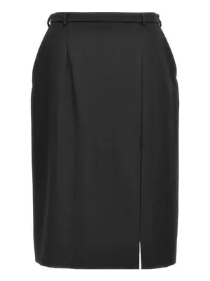 DOLCE & GABBANA Dolce & Gabbana Side Slit Midi Skirt