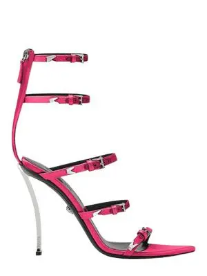 Versace Pin-point Buckle-strap Fastened Sandals - Pink