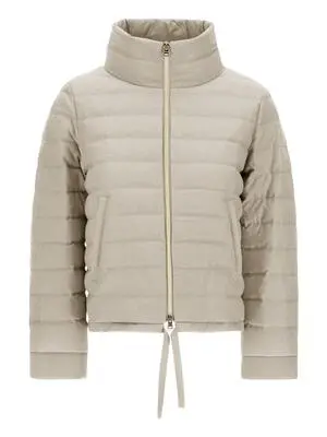 Herno High Collar Padded Jacket - Nude