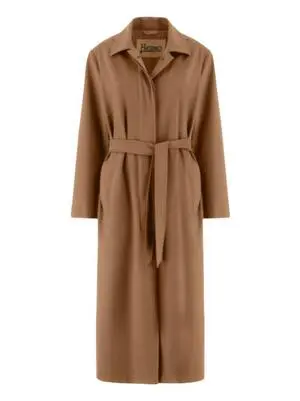 Herno Belted Trench Coat - Camel
