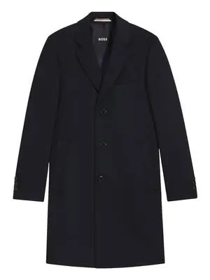 Hugo Boss Slim-fit Coat - Black