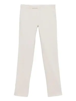 Zegna Belt Loops Tailored Slacks - White