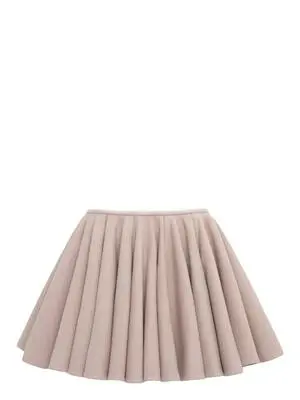 Alaïa Skater Skirt - Camel