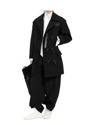 Bottega Veneta Wool And Mohair Gabardine Coat - Black