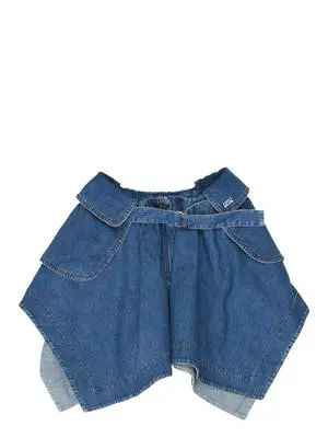 Loewe Belted Asymmetrical Skirt - Blue