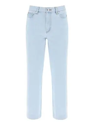 A.p.c. Cropped Jeans With Washing Effect - Blue