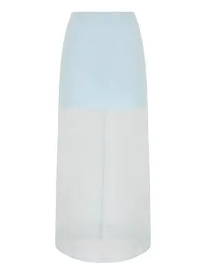 Zimmermann Crush Layered Pencil Skirt - Mint