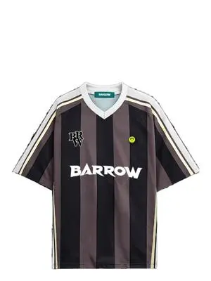 BARROW Mesh Stripe T-shirt - Black