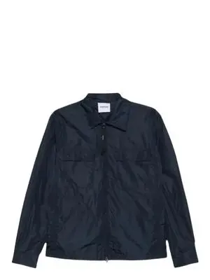 Aspesi Zip-up Shirt Jacket With Patch Pockets - Black