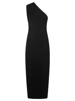 THOM KROM One-shoulder Sleeveless Midi Dress - Black